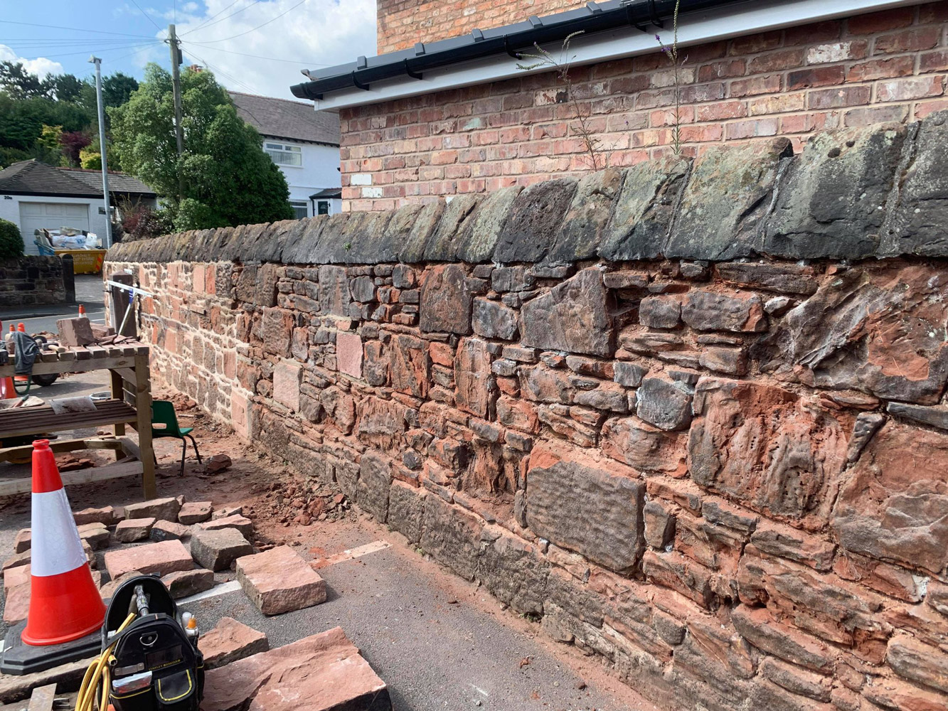 Heritage Stonework | Sandstone Walling Wirral